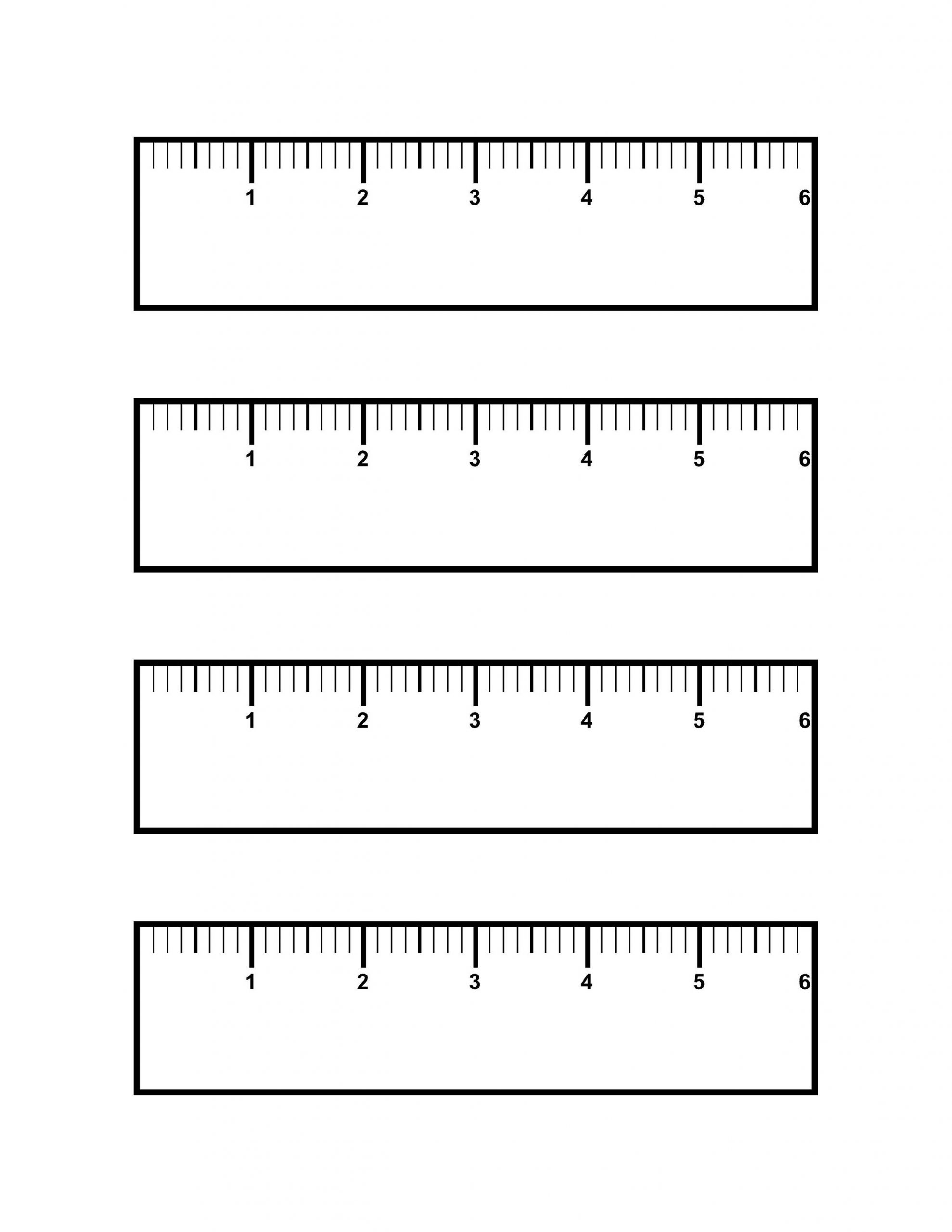 Printable Free Ruler Printable Blank World