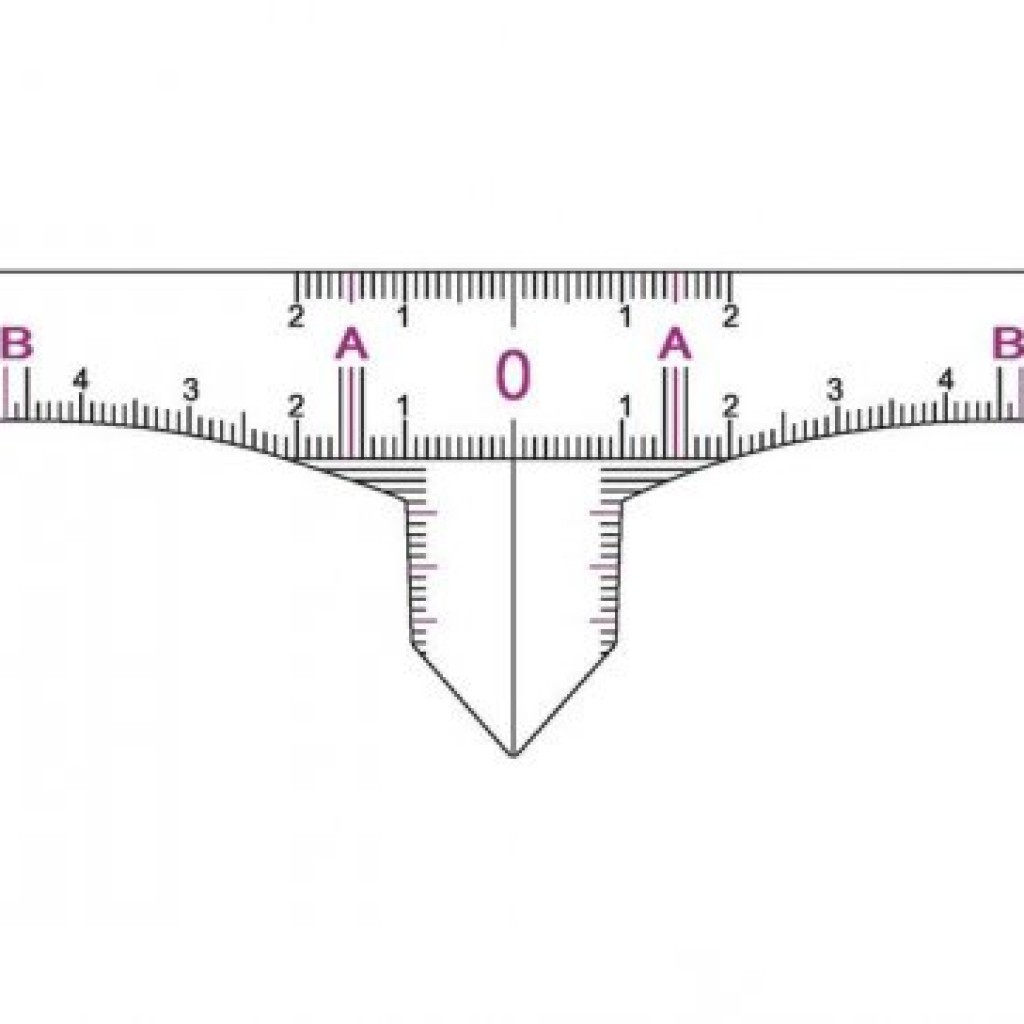 Disposable Microblading Ruler Accurate Tattoo Measurement Printable 