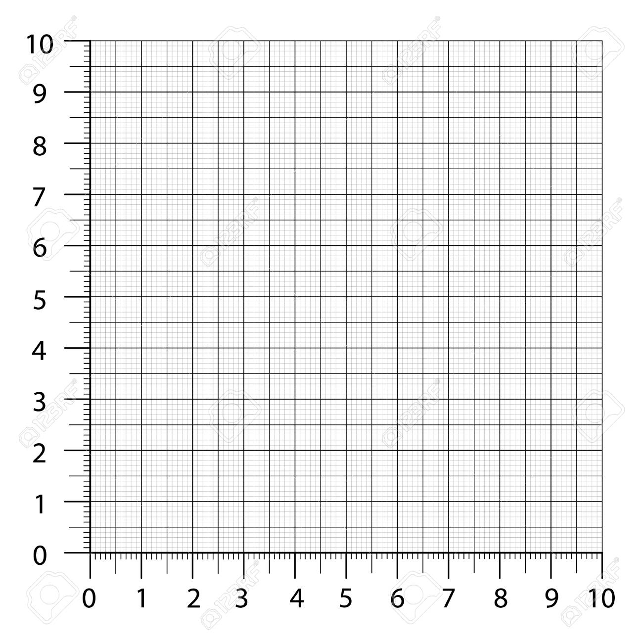 5 Printable Large Graph Paper Templates Howtowiki Measured Grid Graph 